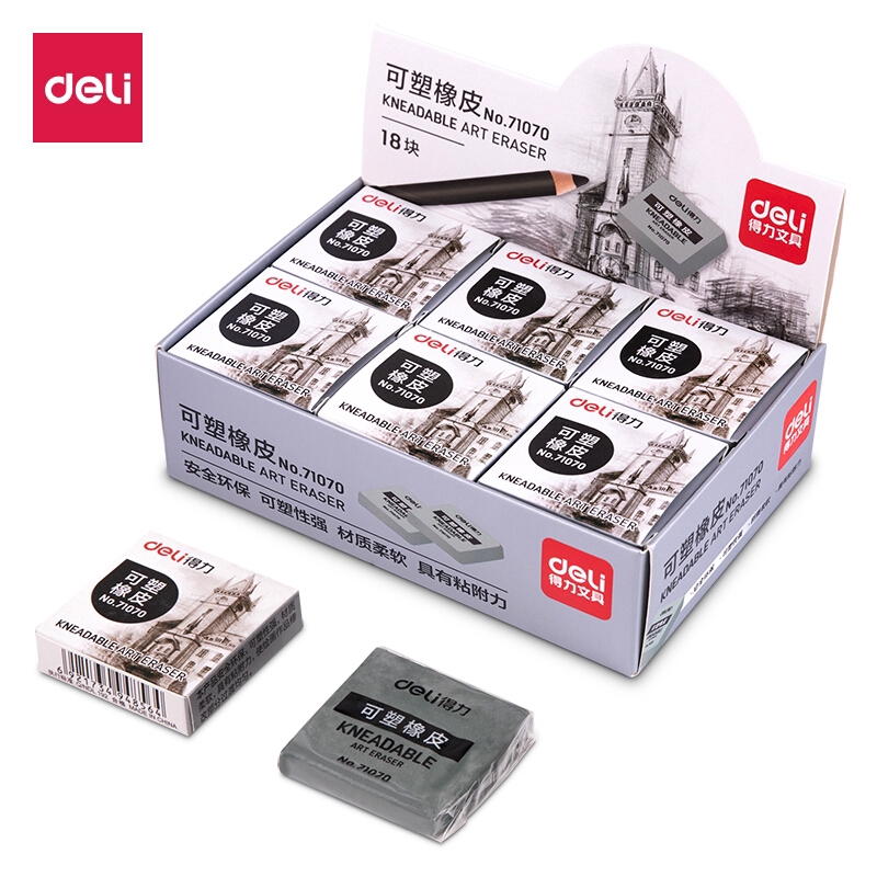 deli ยางลบดินสอ สำหรับวาดรูป 71070 | Shopee Thailand