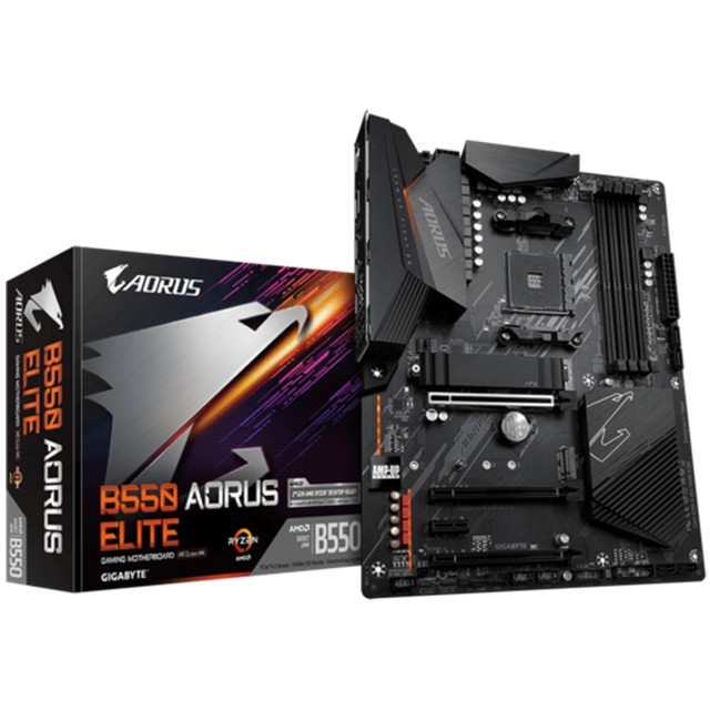 Gigabyte B550 AORUS ELITE B550 ชิปเซ็ต AM4 เมนบอร์ด | Shopee Thailand