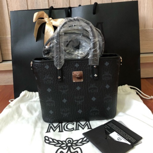 MCM top zip shopper ของใหม่ ไม่ผ่านการใช้งาน | Shopee Thailand