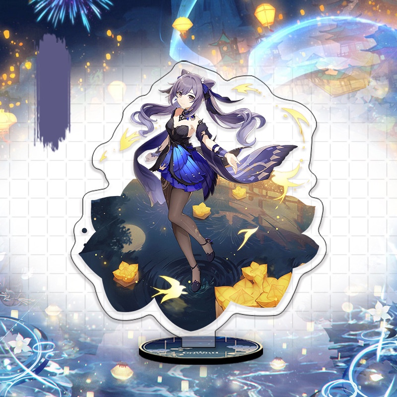 Genshin impact figure Kinich Navia Mualani ขาตั้งอะคริลิค ขาตั้ง Furina ...