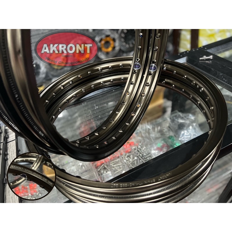 ล้อAKRONT สีน้ำตาลTE ขอบจิก 17/17 1.4 | Shopee Thailand