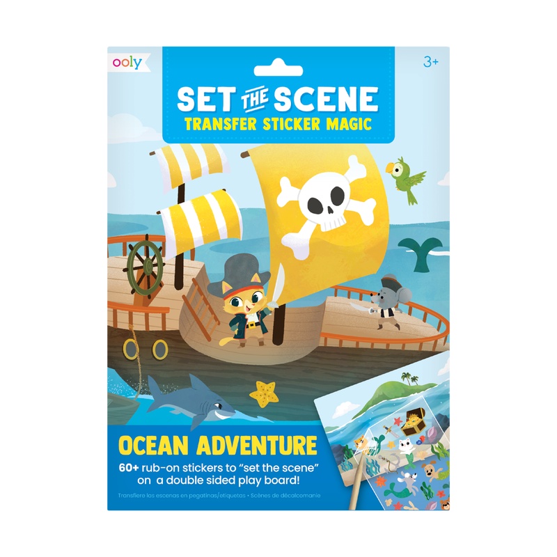 set the scene transfer stickers magic เซตสติ๊กเกอร์ลอกลาย ลาย Ocean ...