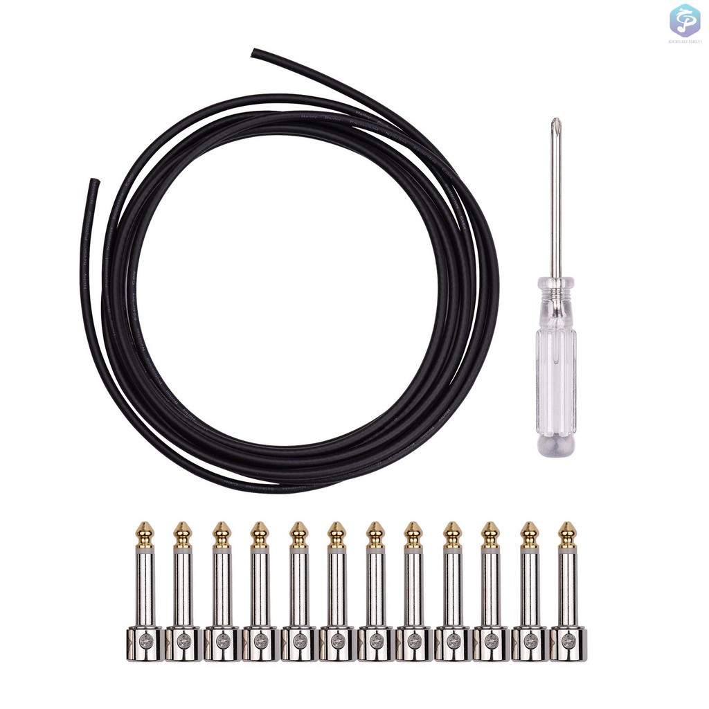 ready stock】♩♩Professional Solderless Patch Cable Kit DIY Guitar Pedal ...