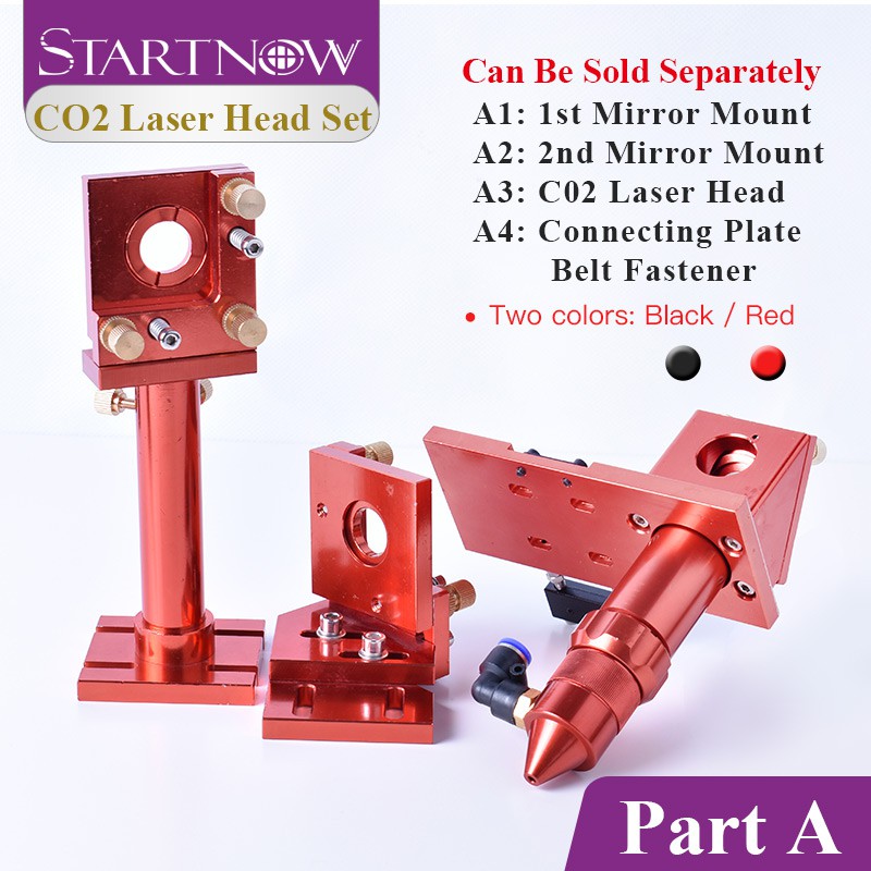 Startnow CO2 ชุดหัวเลเซอร์กระจกเลนส์โฟกัสบูรณาการ Mount Holder สําหรับ ...