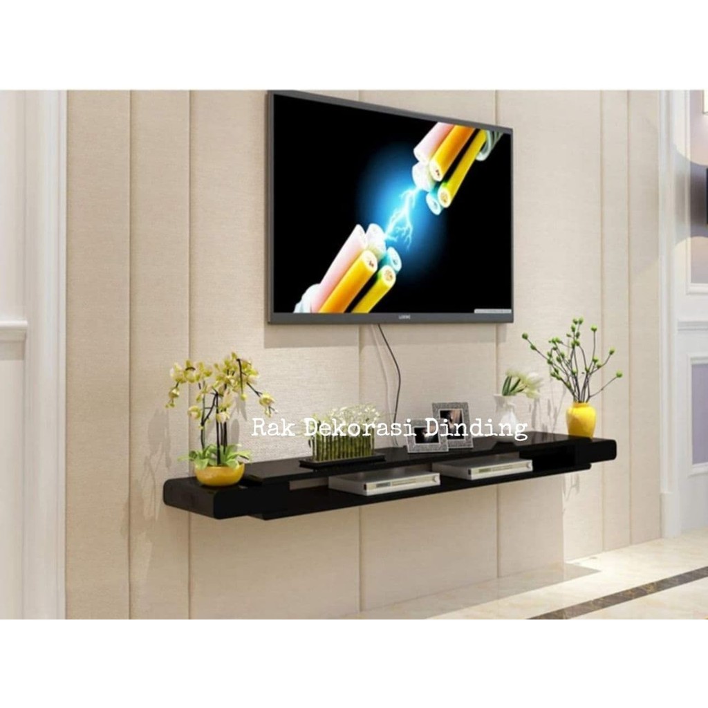 Minimalist Wall Tv Rack แขวนตกแต่งโต๊ะอเนกประสงค์ซ้อนตกแต่งมัลติฟังก ...