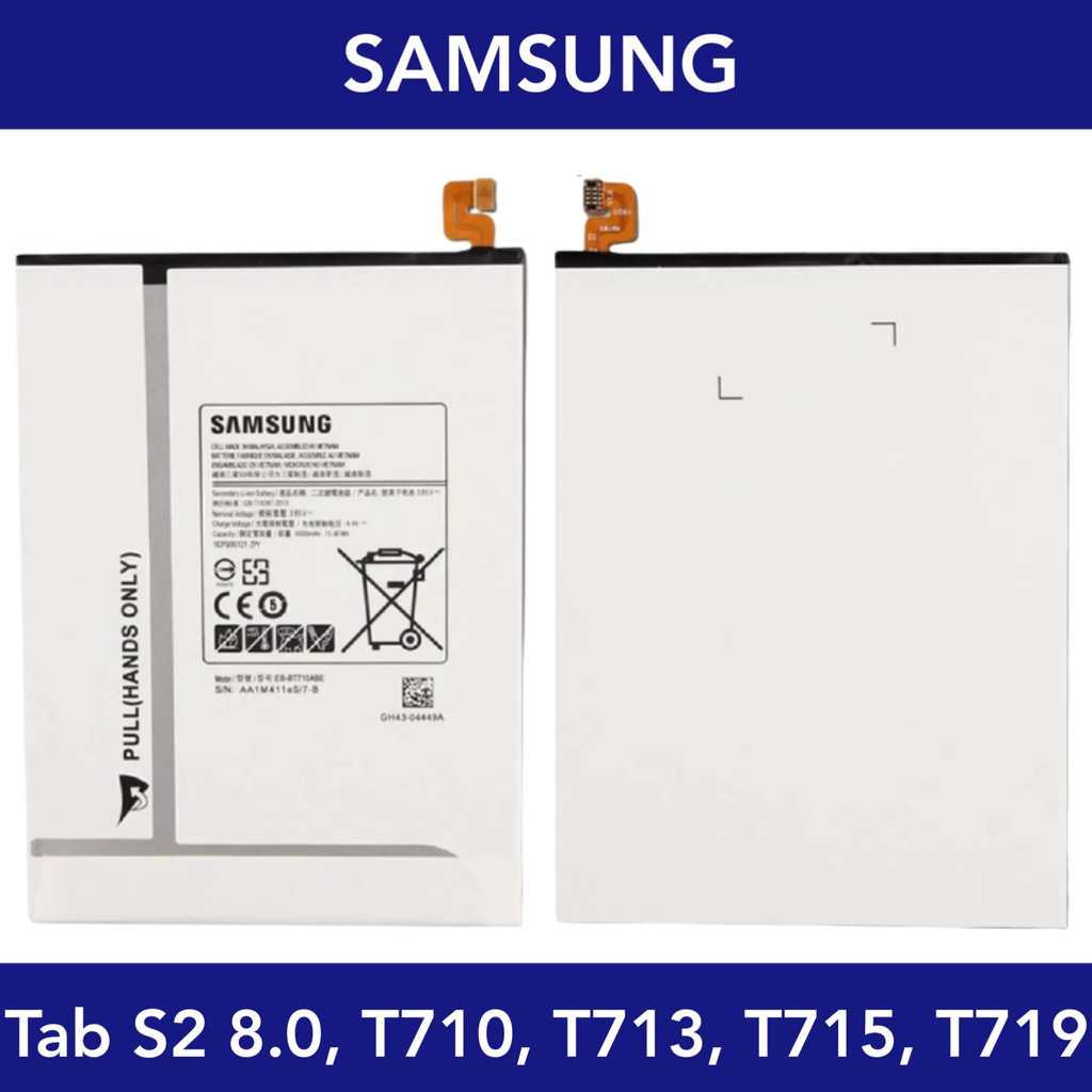 แบตเตอรี่ | Samsung Galaxy Tab S2 8.0, T710, T713, T715, T719, EB-BT710ABE | Phone Battery | LCD ...