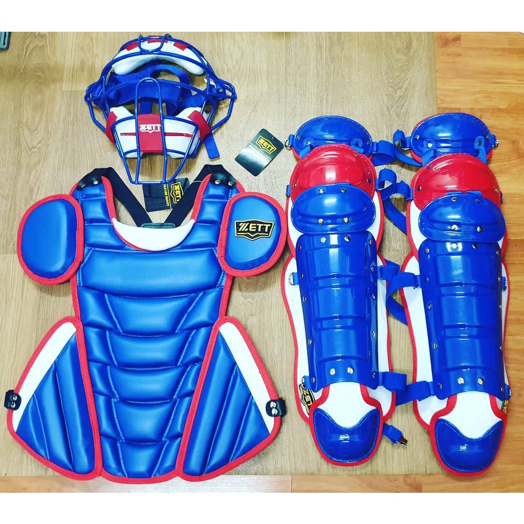 ชุดป้องกันสำหรับแคทเชอร์เบสบอลซอฟท์บอล Catcher's Protectors ZETT | Shopee Thailand
