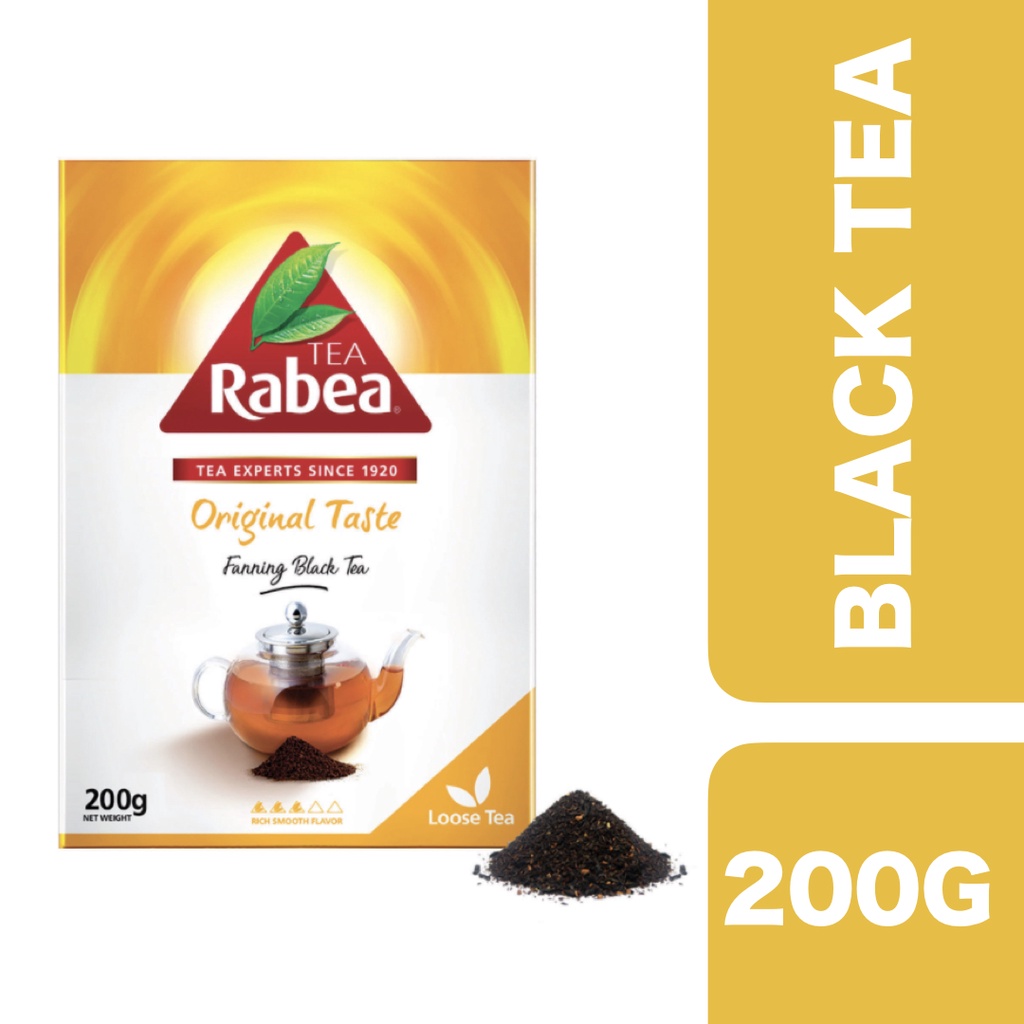 Rabea Tea Original Taste Loose Black Tea 200g ++ ชาราบีอะย์ ออริจินัลเท ...
