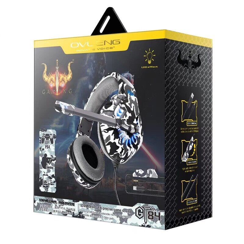 หูฟังสำหรับเล่นเกมส์ Gaming headphones หูฟังแบบมีสาย หูฟัง E-Sport ...