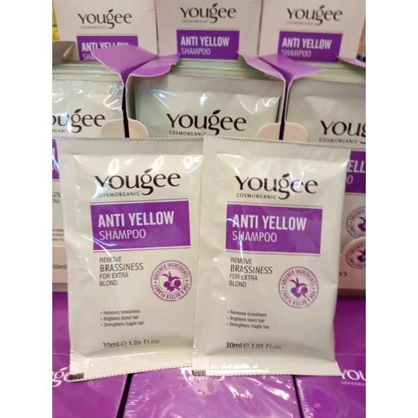 Yougee Anti Yellow Shampoo ยูจี แอนตี้ เยลโล่ แชมพู ขนาด 30 ml ...