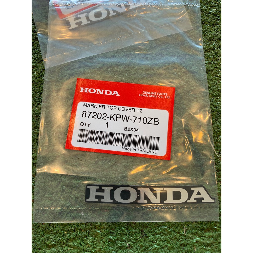 สติ๊กเกอร์ ฮอนด้า HONDA 87202-KPW-710ZB แท้ศูนย์ | Shopee Thailand