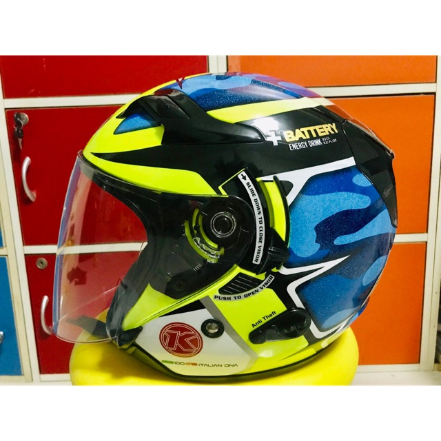 หมวกกันน็อค KYT Venom Open face Esa Replica (กากเพชร ลายนักแข่ง ...