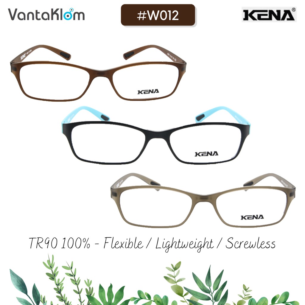 กรอบแว่นสายตา ยี่ห้อ KENA Made in Korea วัสดุ TR90 100% น้ำหนักเบา ยืดหยุ่นสูง ไม่มีน็อต สีไม่ ...