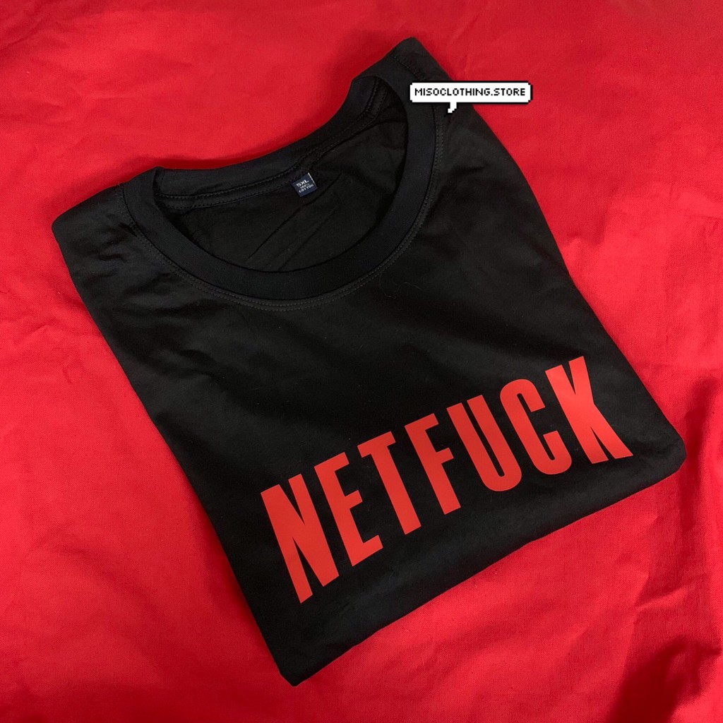"NETFUCK" เสื้อยืดสกรีน สวมใส่สบาย | Shopee Thailand