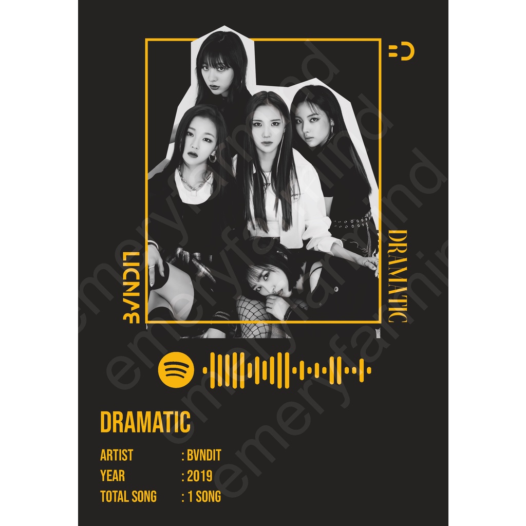 โปสเตอร์ Kpop Spotify A5 - BVNDIT | Shopee Thailand