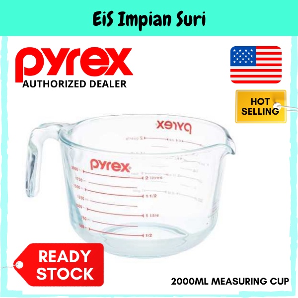 ถ้วยตวง Corelle Brands Pyrex 2L / 2000ml (6001072) เครื่องมืออบ เครื่องอบขนม เค้ก เพนกวิน ...