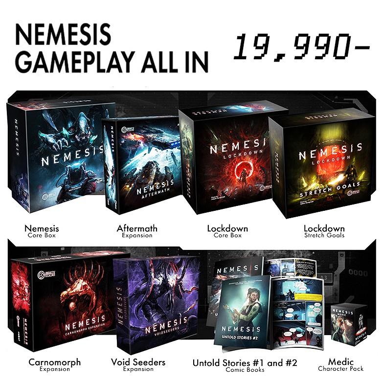 Nemesis Lockdown Kickstarter Board Game | Shopee Thailand