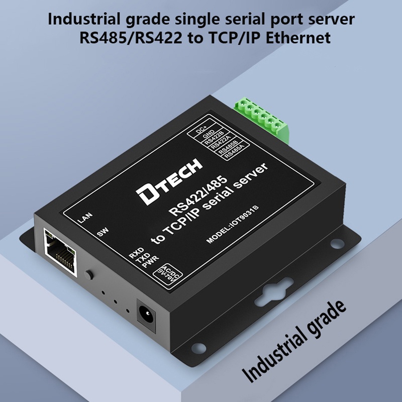 พอร์ตเดียว Serial Port to Ethernet Converter อะแดปเตอร์ RS422 RS485 to TCP IP อุปกรณ์ Server ใช้ ...