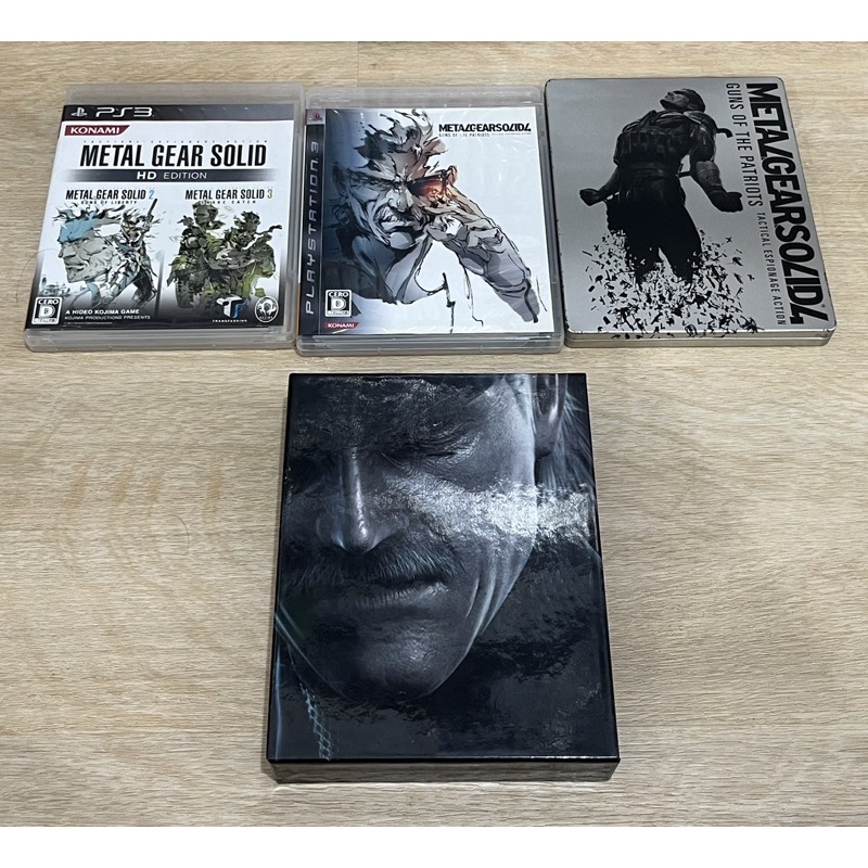 Ps3 - Metal Gear Solid 4 Steel box + Metal Gear Solid HD Edition ...