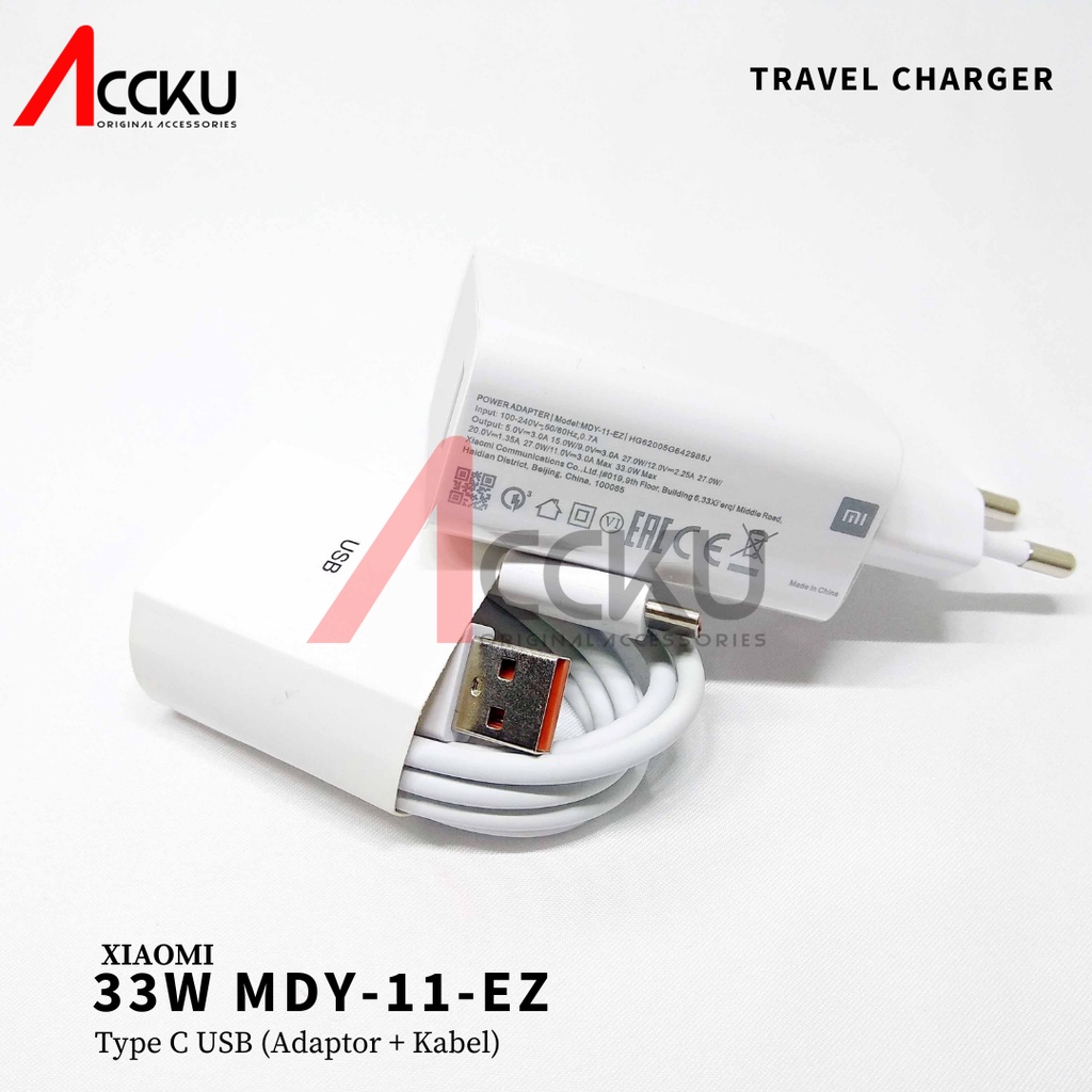 เครื่องชาร์จ XIAOMI TYPE C SUPER TURBO 33W CHARGER XIAOMI FAST CHARGING ...