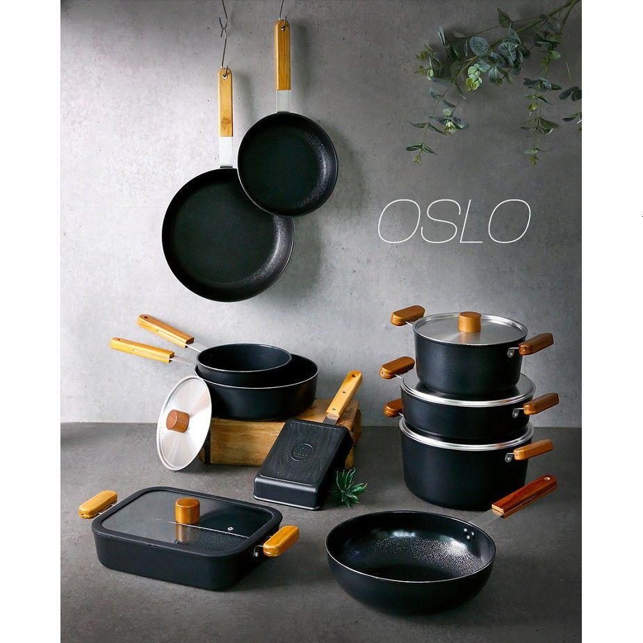ข้อเสนอพิเศษ Oslo Ecoramic IH Induction Korean Frying Pan, Wok, Pot ...