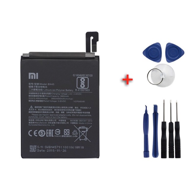 แบตเตอรี่ Xiaomi Redmi Note5 （BN45) แถมฟรี อุปกรณ์เปลี่ยนแบต | Shopee ...