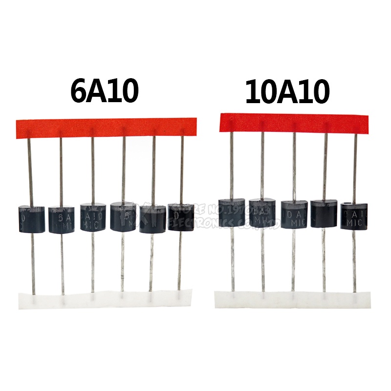 วงจรเรียงกระแสไดโอด 10A10 6A10 6A 10.0 10A 1000V R-6 20 ชิ้น | Shopee Thailand