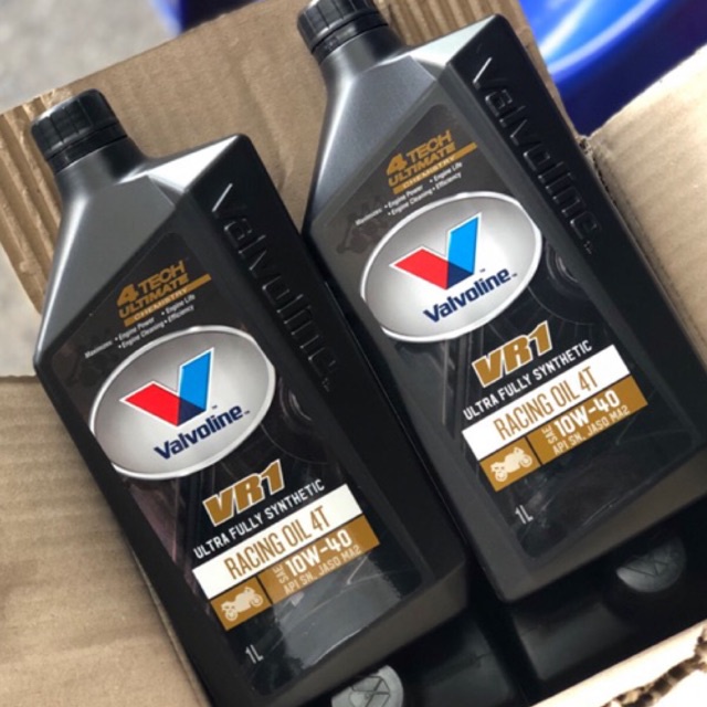 4T Valvoline Vr1 Ultra Fully Synthetic 10W-40 1L. | Shopee Thailand