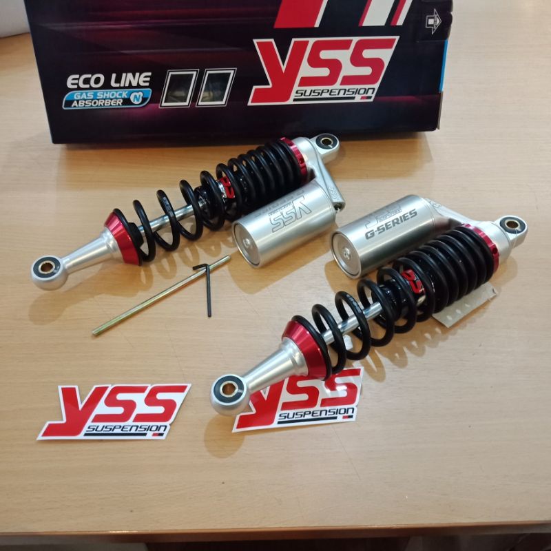 โช้คหลัง(YSS)G-SERIES HO\WAVE110I/125I'13(320mm)สีดำ/ดำBLACK/BLACKรหัสสินค้า:RC320-320T-76-889 ...