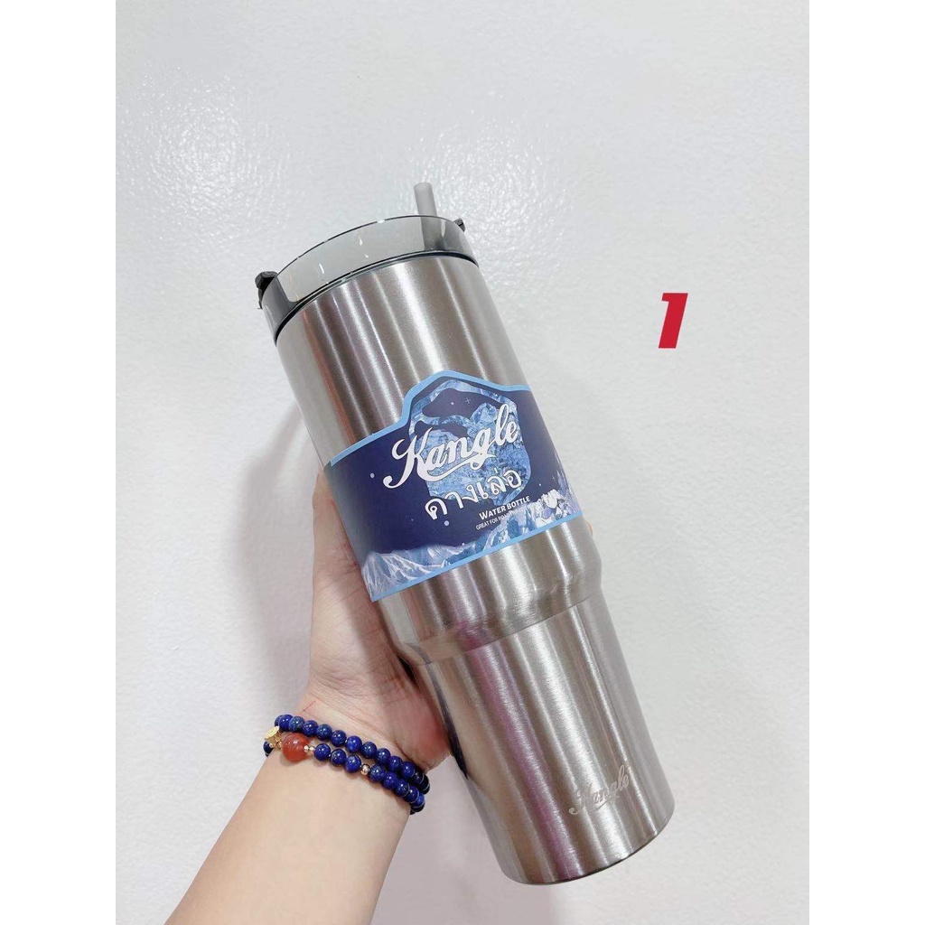 แก้วเก็บความเย็น สแตนเลสแท้ พร้อมหลอด เก็บได้ทั้งความเย็นความร้อน 20oz-30oz | Shopee Thailand