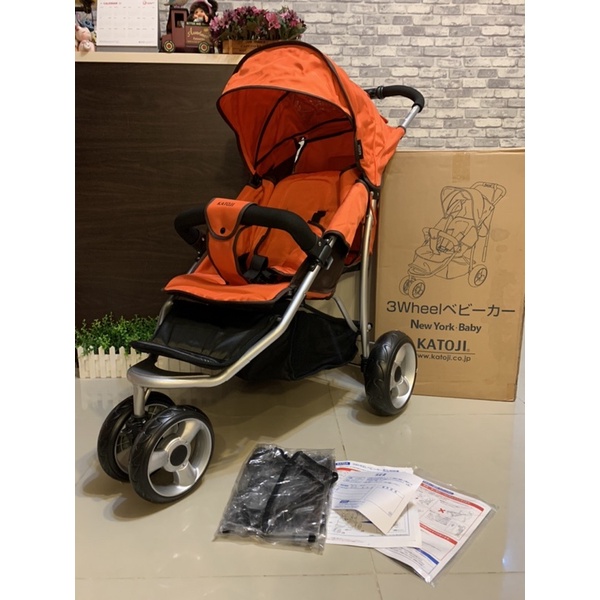 รถเข็นสามล้อ KATOJI New York Baby 3Wheel Stroller with Rain Cover ...