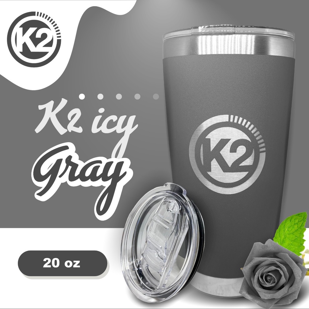 แก้วเก็บความเย็นสแตนเลส K2 ICY 20 Oz by Jeep Camping | Shopee Thailand