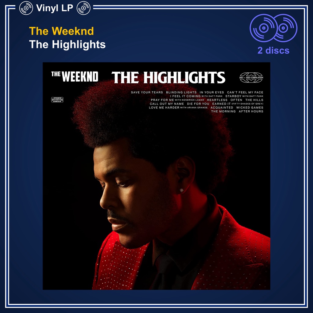[แผ่นเสียง Vinyl LP] The Weeknd - The Highlights [ใหม่และซีล SS ...