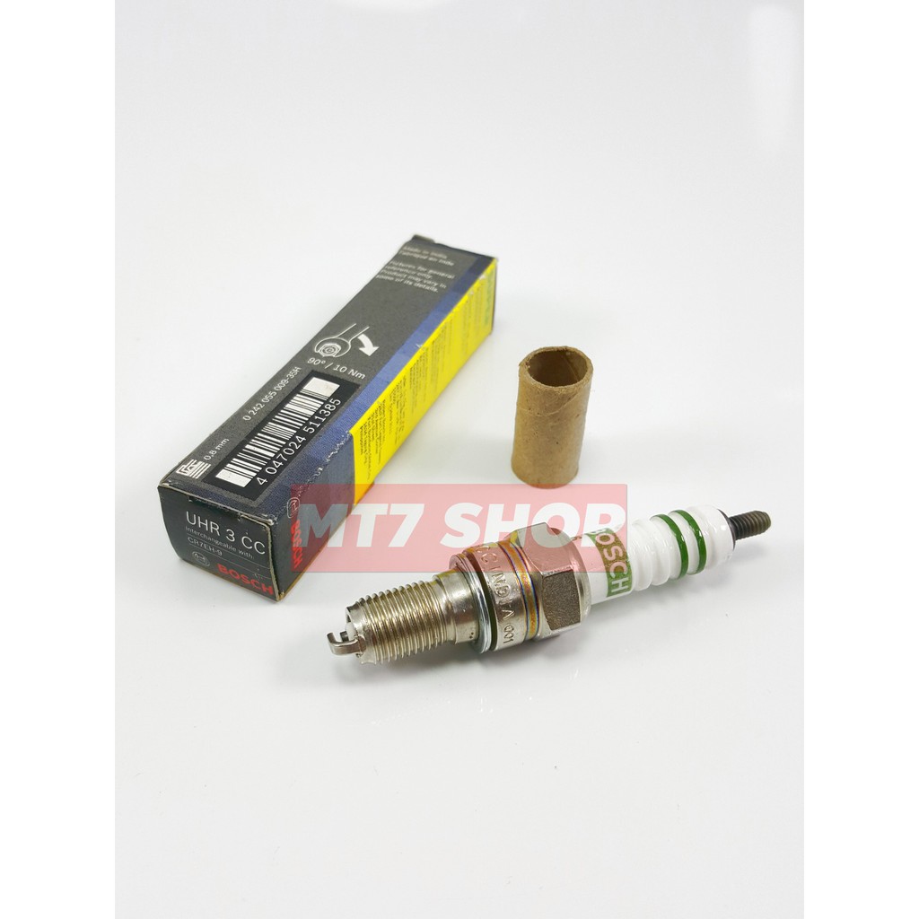 หัวเทียน BOSCH UHR3CC Made in India(NGK-CR7EH-9 ) Click,AirBlade รุ่นคาบู | Shopee Thailand