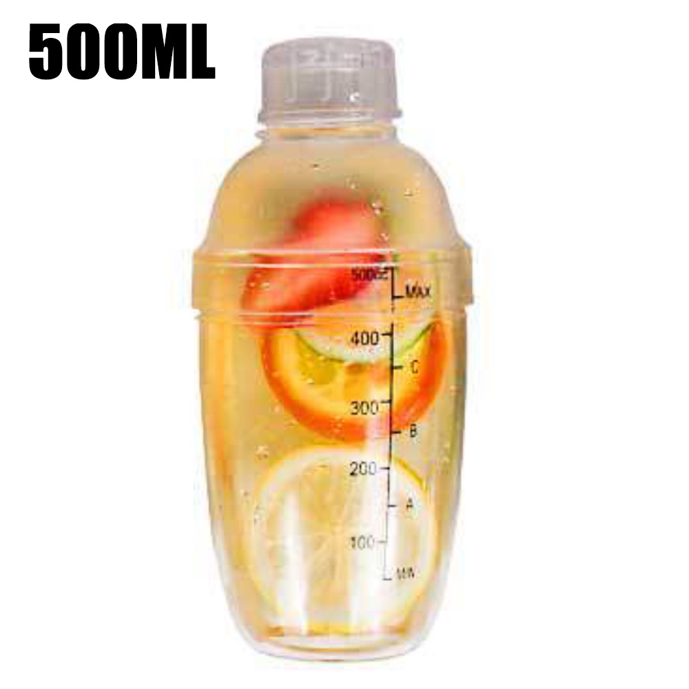 VIVIANSHAW แก้วเชค เชคเกอร์ ชานม พลาสติก 500ml/700ml คอกเทล Cocktail Shaker Bottle | Shopee Thailand
