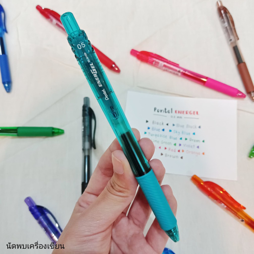 ปากกาเพนเทล PENTEL ENERGEL-X รุ่น BLN105 และ BLN104 | Shopee Thailand