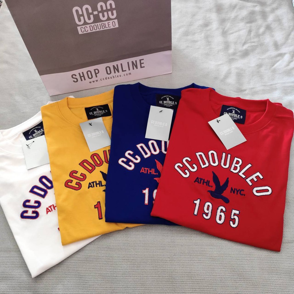ขายดี🔥 CC DOUBLE O 🕊 เสื้อยืดงานปัก Cotton100% (CC-NN1965) | Shopee ...