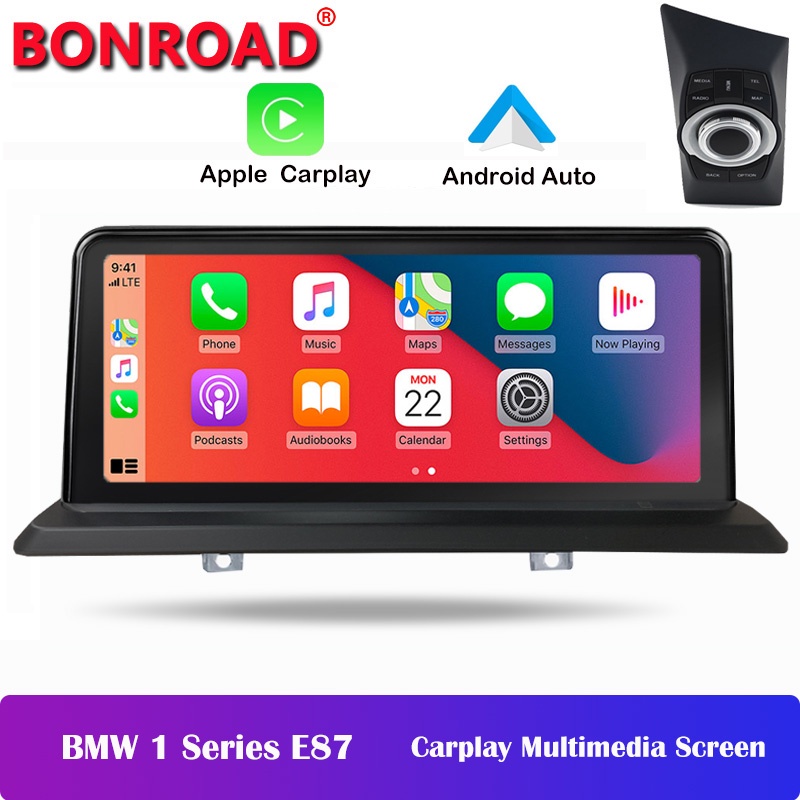 10.25 "Wireless Apple CarPlay Android Auto Car Multimedia For BMW 1 ...