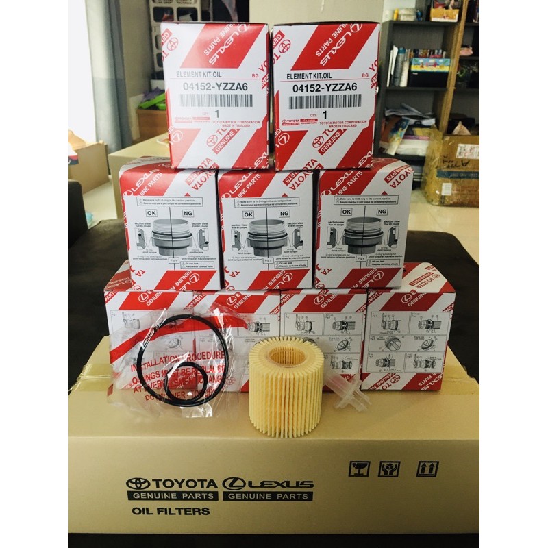 กรองน้ำมันเครื่อง แท้ Yaris 1.2 , Vios , Altis Dual , Sienta เบอร์ ...