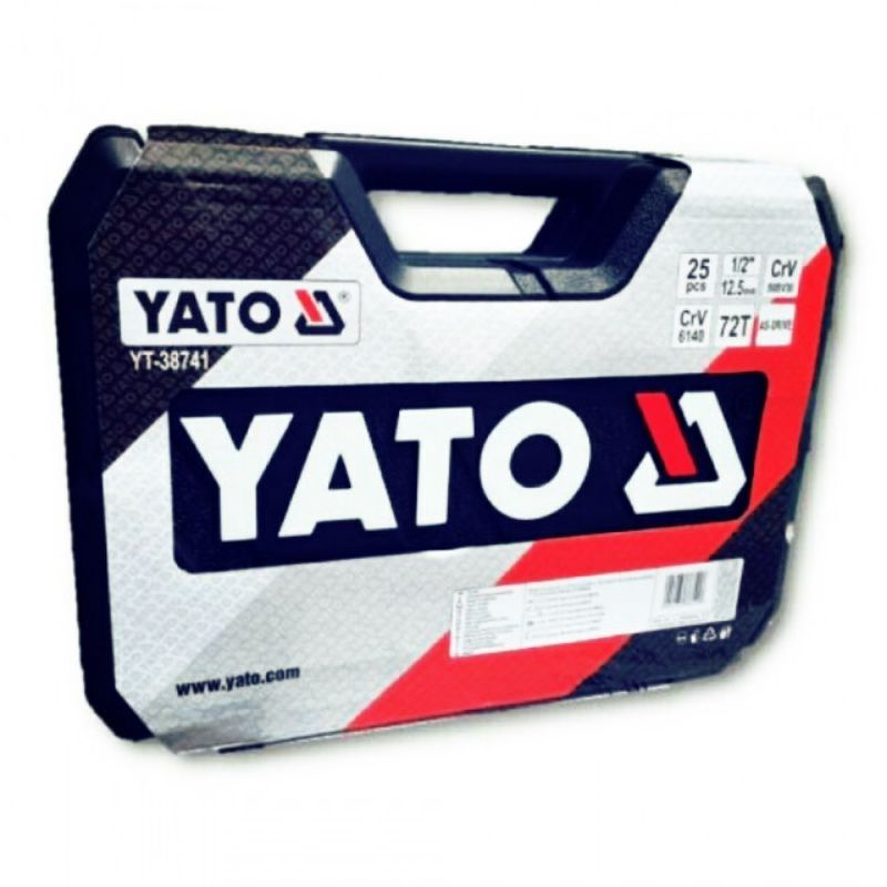 Yato YT-38741 ชุดเครื่องมือซ็อกเก็ต 1/2 นิ้ว 25 ชิ้น | Shopee Thailand