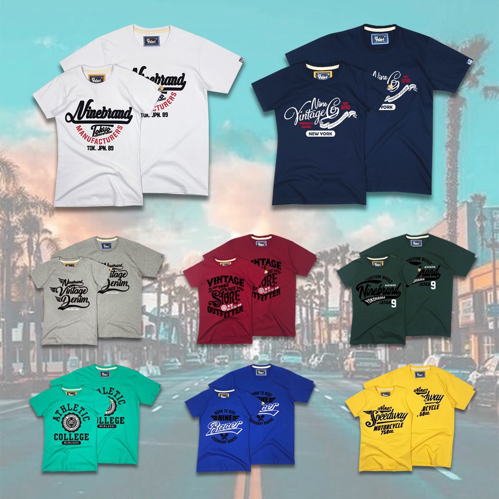 9nine เสื้อสกรีนกำมะหยี่ รุ่น VL447 ( รวมลาย ) | Shopee Thailand