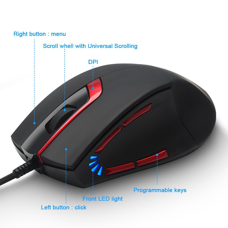 >Rocketek Gaming Mouse E-sports CF LOL, PlayerUnknown s Battlegrounds ...