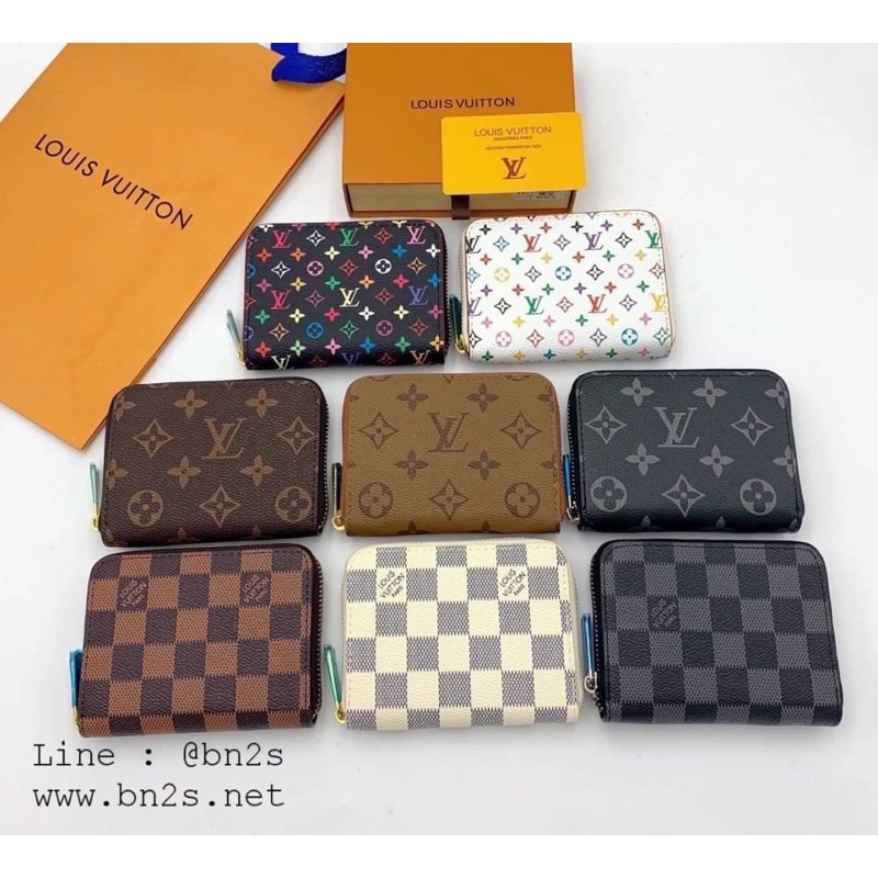 LV Mini Zippy Wallet กระเป๋าสตค์ หลุยส์ วิทตอง ใบสั้นซิปรอบ | Shopee ...