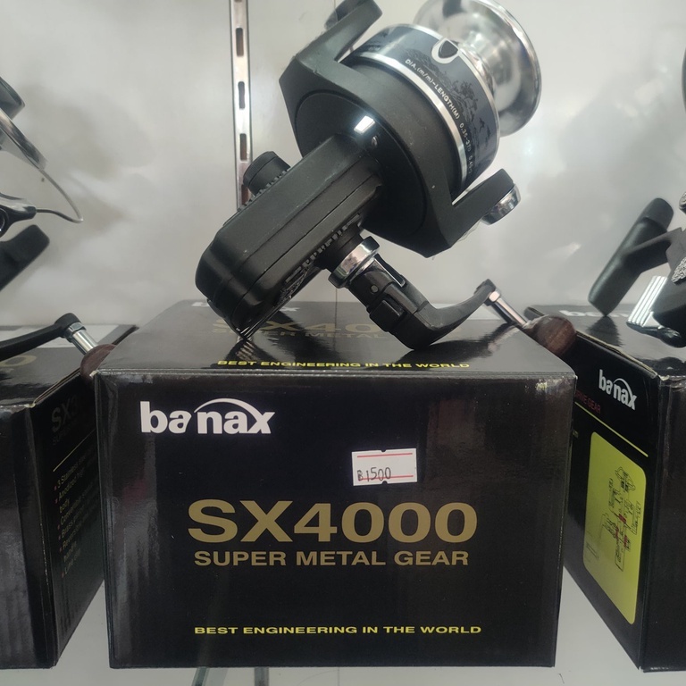 รอกสปินนิ่ง Banax รุ่น SX มีเบอร์ 2000/3000/4000/5000 รอกตกปลา Banax sx ...
