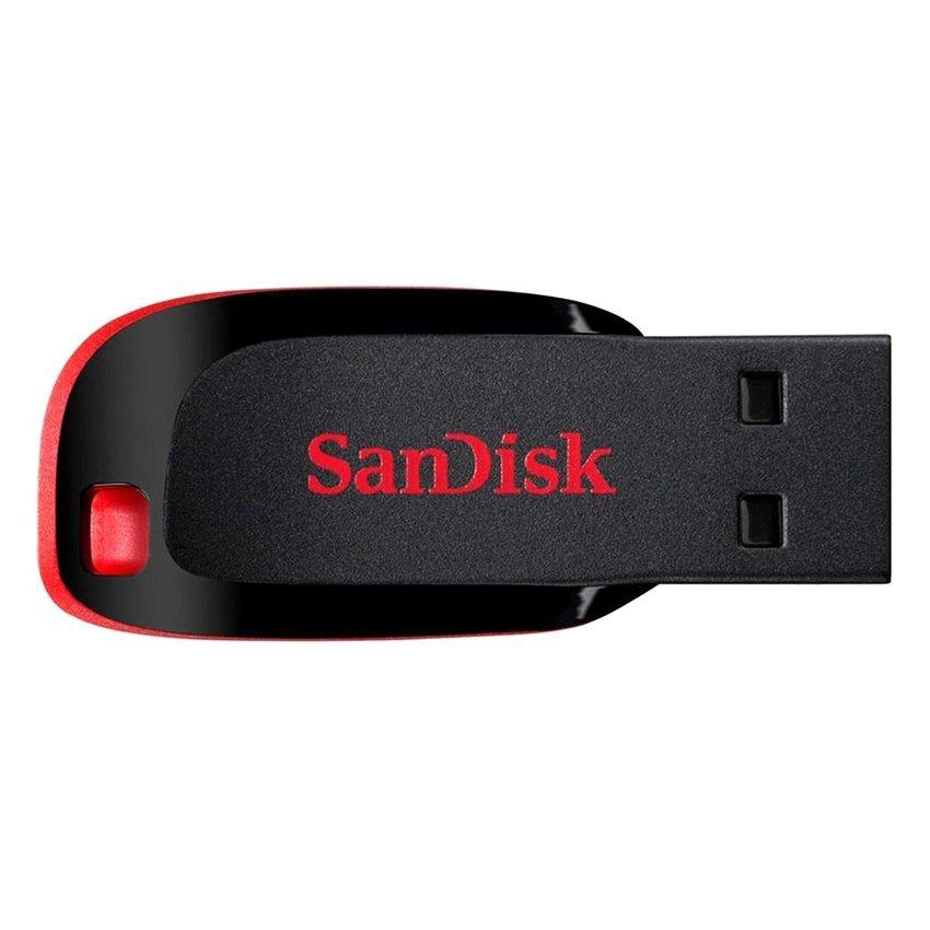 Sandisk Cruzer Blade 16GB - Black/Red (SDCZ50_016G_B35) ( แฟลชไดร์ฟ usb ...