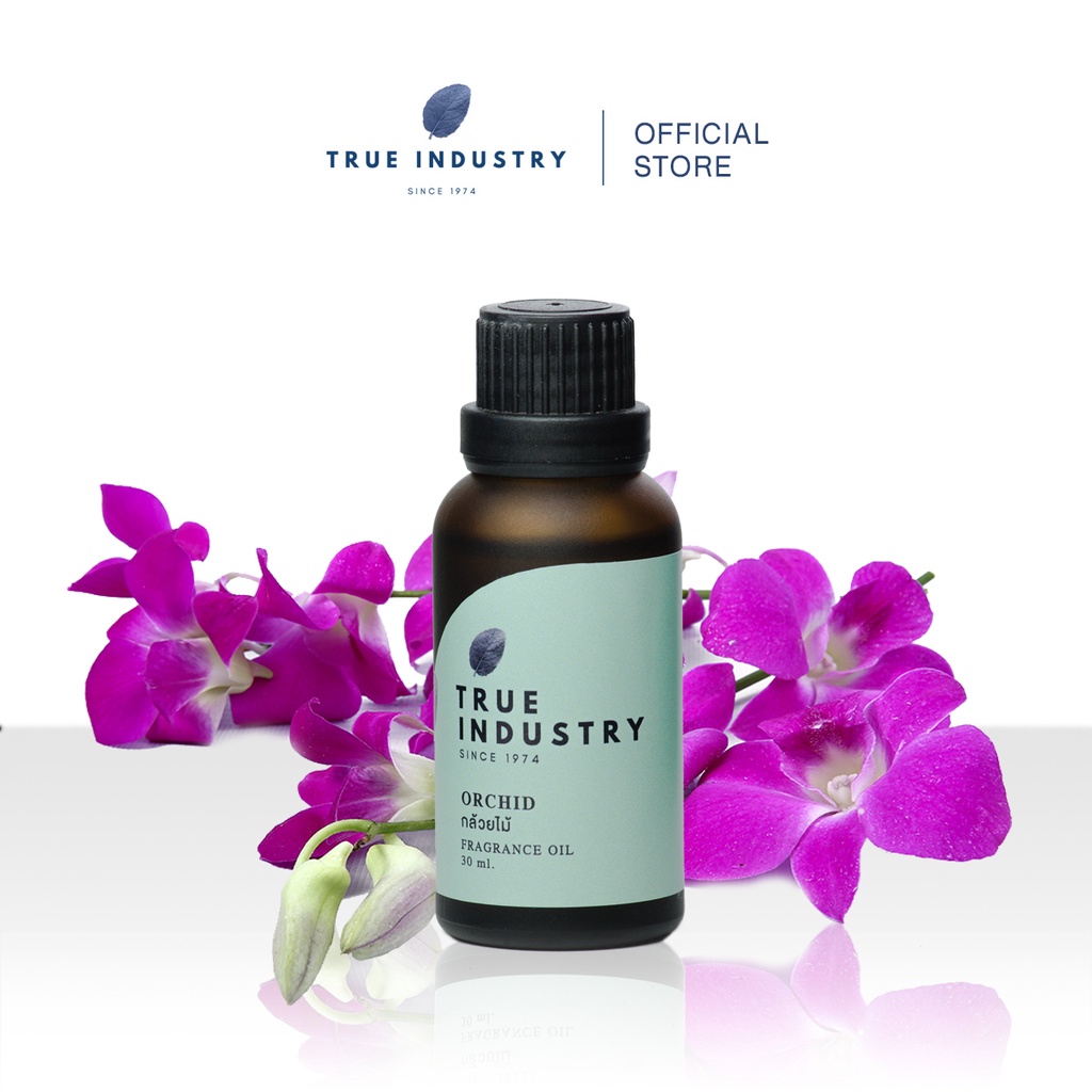 True industry หัวน้ำหอมกลิ่นกล้วยไม้ (Orchid Fragrance oil) แถมฟรี จุกสำหรับหยด | Shopee Thailand