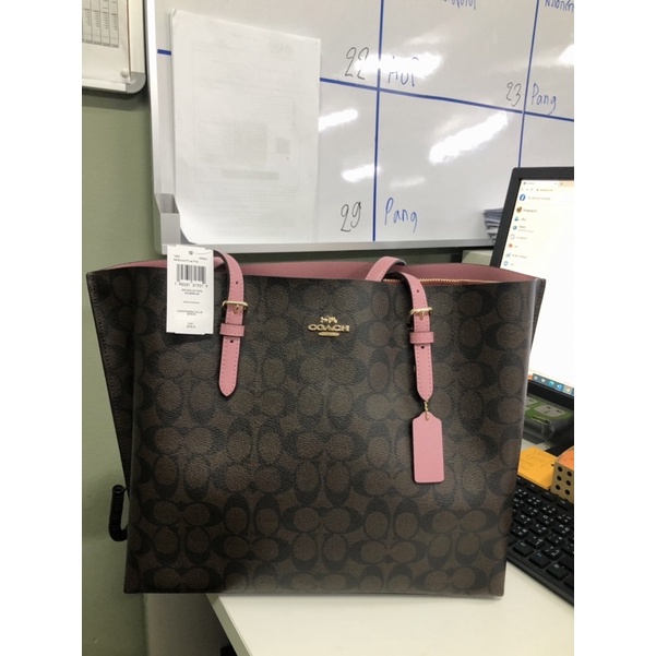 กระเป๋าสะพาย Coach 1665 Mollie Tote In Signature Canvas | Shopee Thailand
