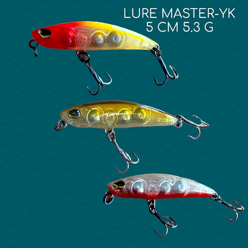 เหยื่อตกปลา LURE MASTER รุ่น YK ขนาด 5 CM 5.3 G VP-0187 | Shopee Thailand