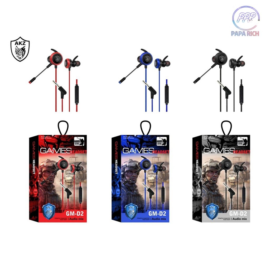 GM-D2 หูฟังเกมมิ่ง 3.5 มม. พร้อมไมค์ 3.5 มม. สําหรับการเล่นเกม PUBG ...