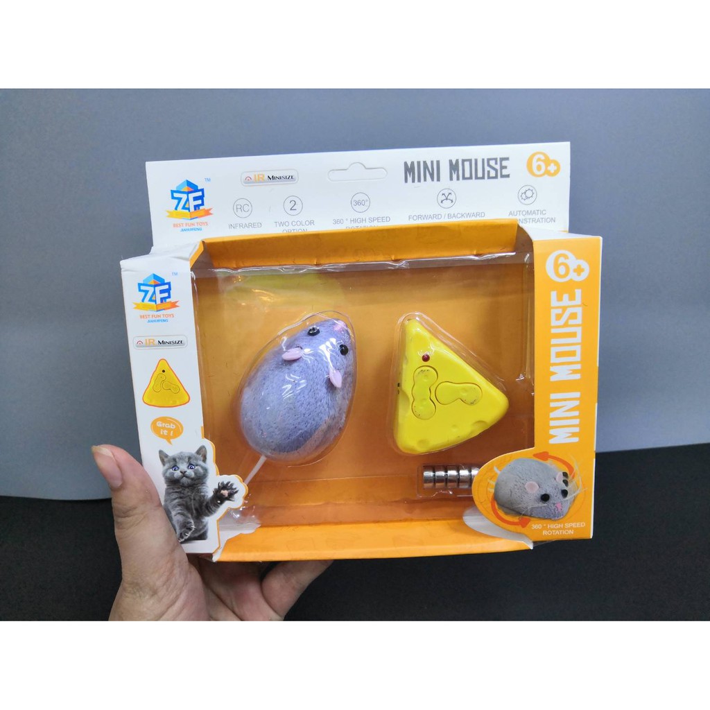 MINI MOUSE หนุแฮมสเตอร์ บังคับด้วยวิทยุ เคลื่อนที่ได้สมจริง NO.8882 ...